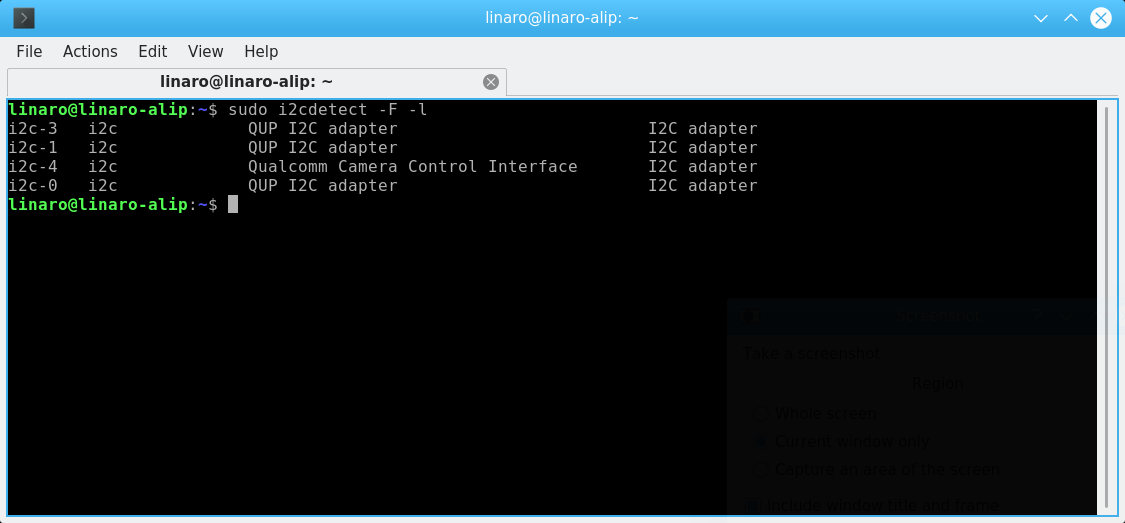 Enabling the camera sensor of the On-Camera Mezzanine (AR1337 sensor ...